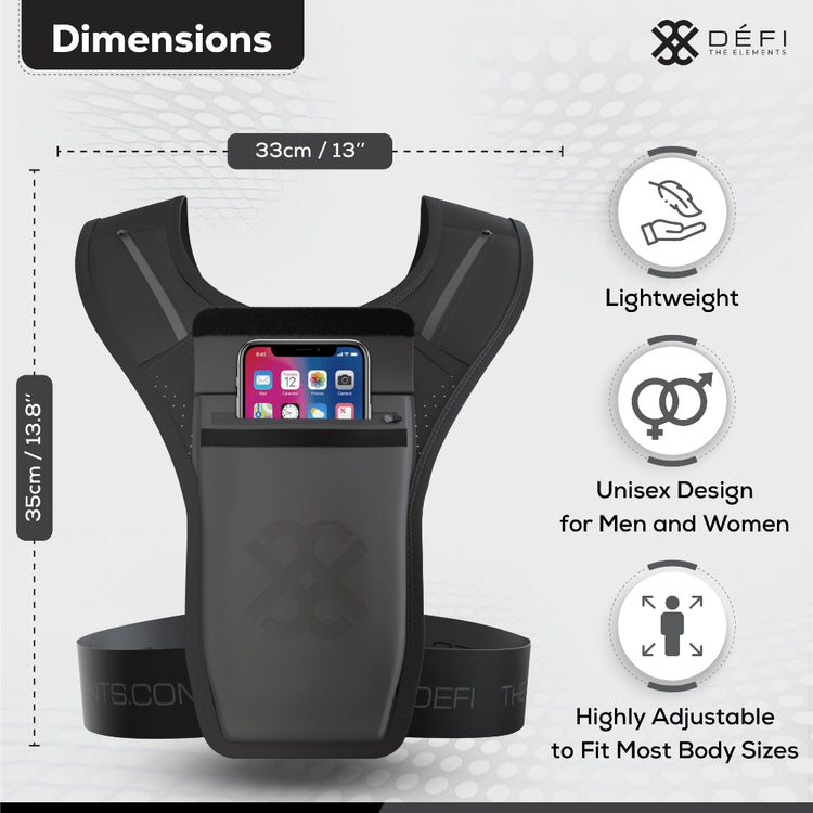 Défi The Elements | Best in Class Running Phone Holder Vest